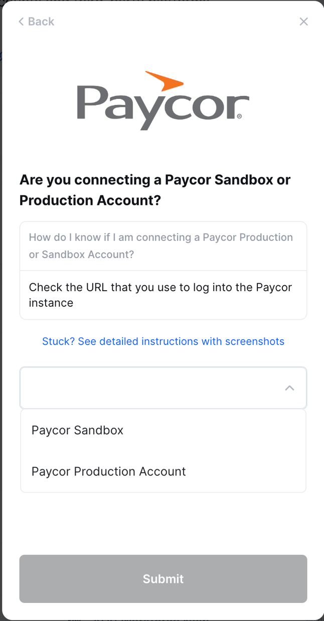 Paycor - How do I link my account to Corporategift.com?